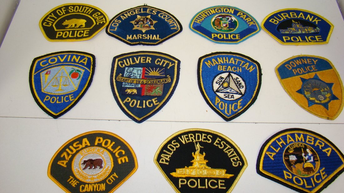 11 Various Calif Law Enforcement Patches