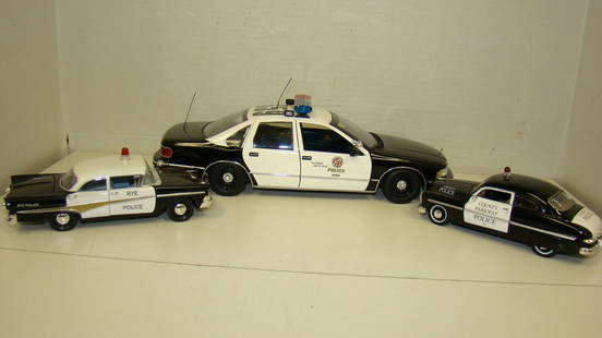 48 Various Die Cast Police Cars