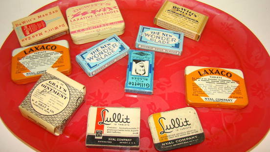 4 Nos Pharmaceutical Collectibles