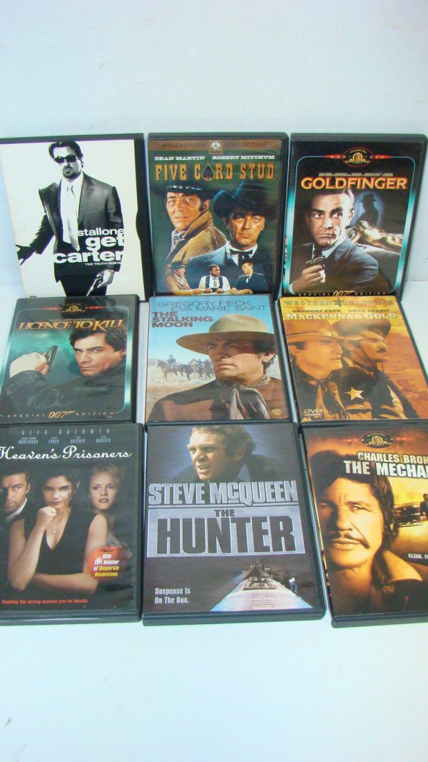 14 Dvd's & 12 Blue Ray Movies