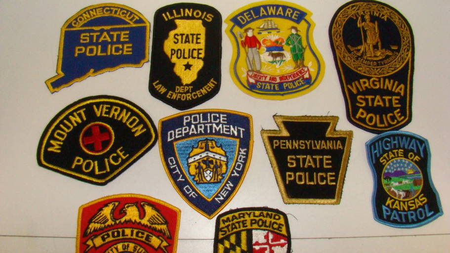 10 Various Law Enforcement Patches