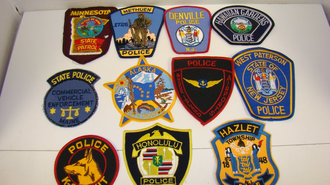 11 Various Law Enforcement Patches
