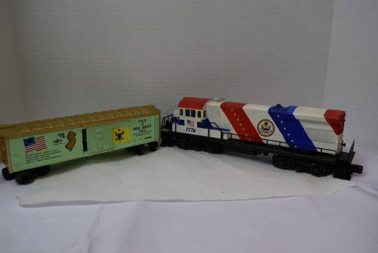 Lionel 1776 Engine And State Of New Jersey 7606