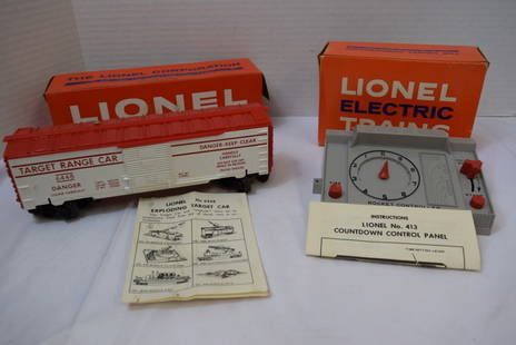 Lionel Trains Countdown Control Panel & Target Train
