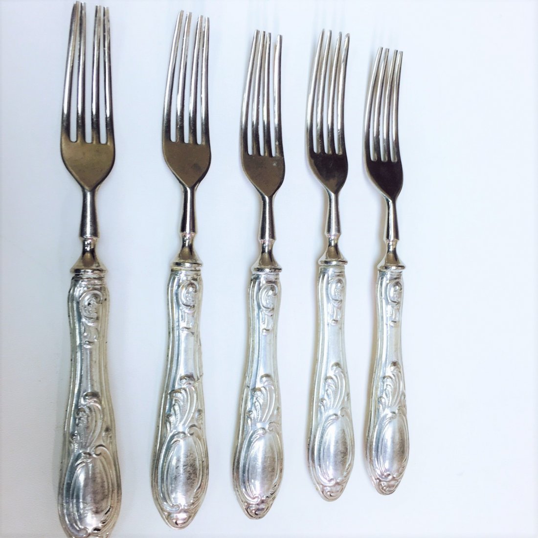 Antique "800" Sterling Silver Solingen Fork Set (5 PC) - Jul 20, 2017 ...