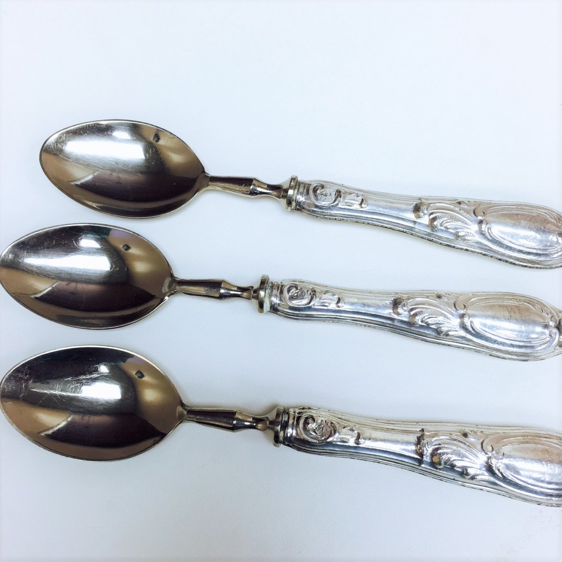 Antique and Very Rare, 800 Sterling Silver Spoon Set