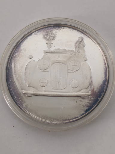 2.12oz Fine Silver .999 Hamilton Mint Silver Coin Lagonda Ltd
