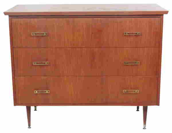 MODERN DESIGN METAL LEG CHEST of DRAWERS