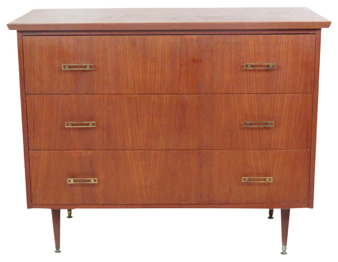 MODERN DESIGN METAL LEG CHEST of DRAWERS