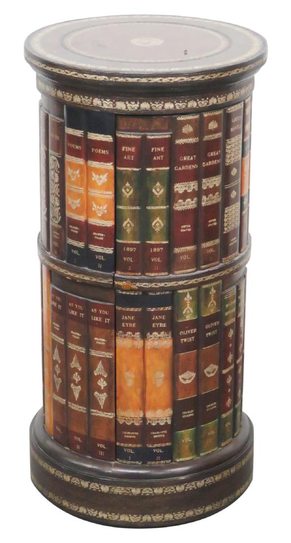 MAITLAND SMITH LEATHER BOOK SPINE SIDE TABLE - Aug 27, 2017 | SS ...