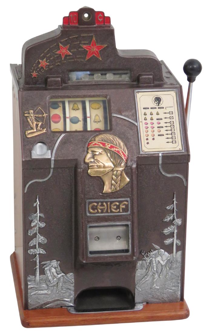 JENNINGS 4 STAR CHIEF SLOT MACHINE