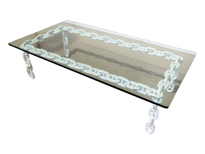 Nautical Chain Link Table Manner Of Franz West