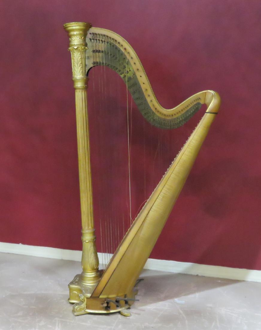 WURLITZER HARP INSIDE TRUNK