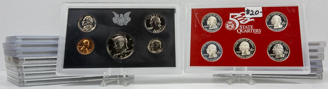 15 Silver Proof Sets