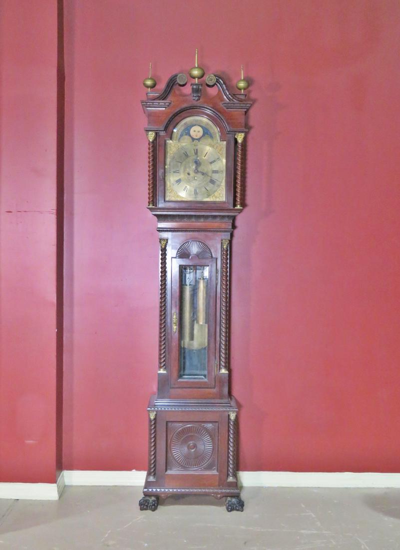 SIGNED WALTER H. DURPEE GRANDFATHER CLOCK - Mar 26, 2020 | SS Auction ...