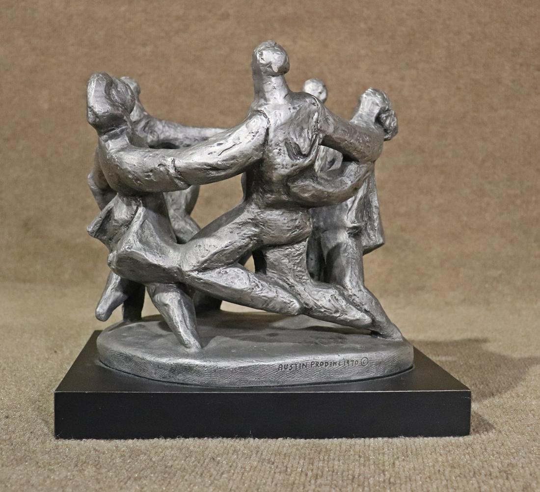 Austin Prodine "circle Of Humanity" Sculpture