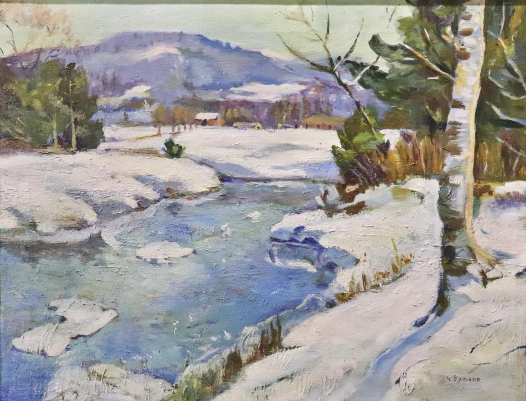 GEORGE GARDNER SYMONS "WINTER LANDSCAPE" - Oct 28, 2022 | SS Auction ...