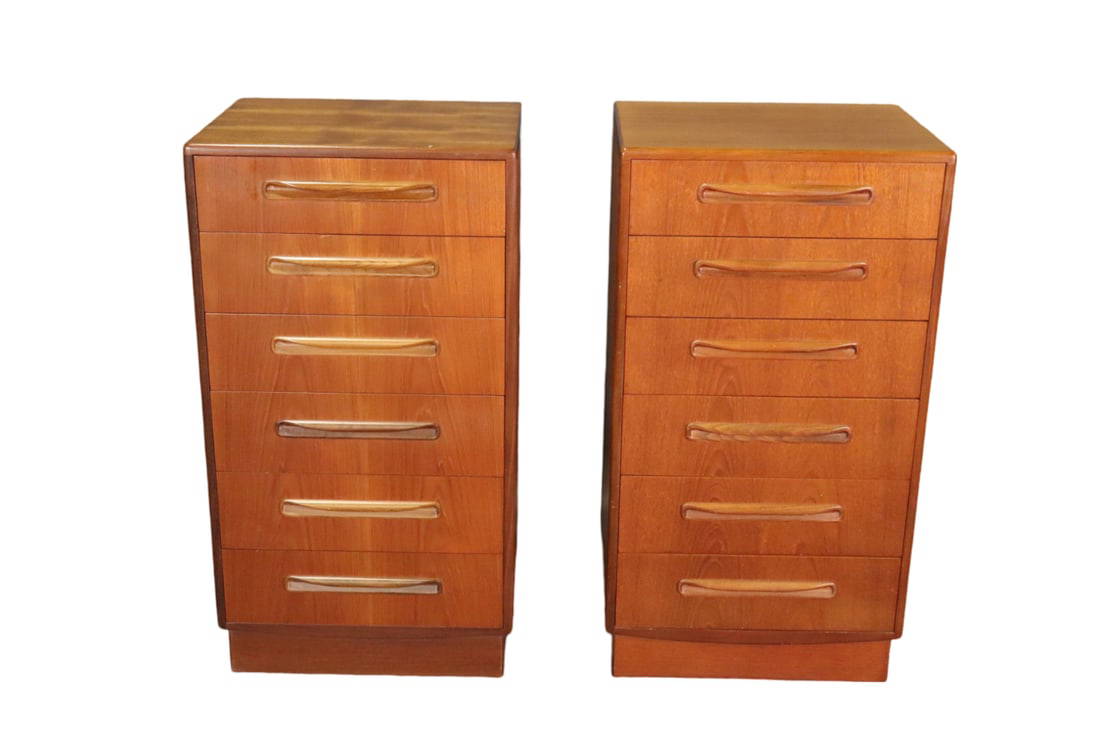 Pair Danish Style Lingerie Chests Auction
