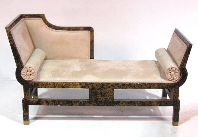 James Mont Style Faux Painted Settee