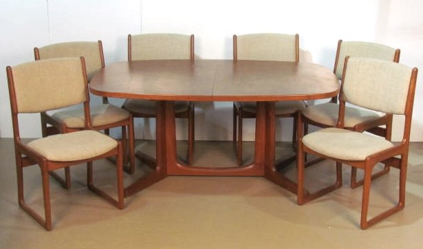 BENNY LINDEN DESIGN TEAK DINING TABLE & 6 CHAIRS - Jan 27, 2014 | SS ...