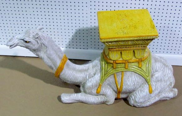 CERAMIC CAMEL PEDESTAL TABLE BASE