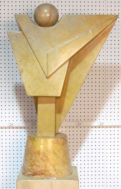 40" Modern Marble Sculpture