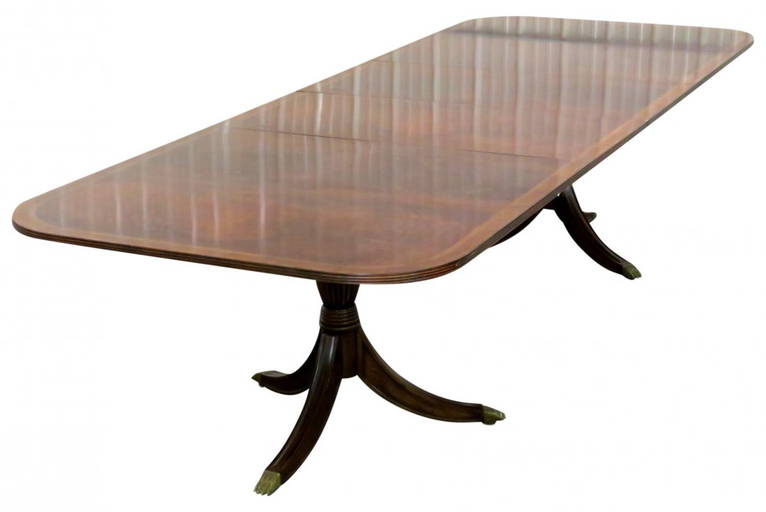 Custom Banded 11 Ft. Extension Dining Table