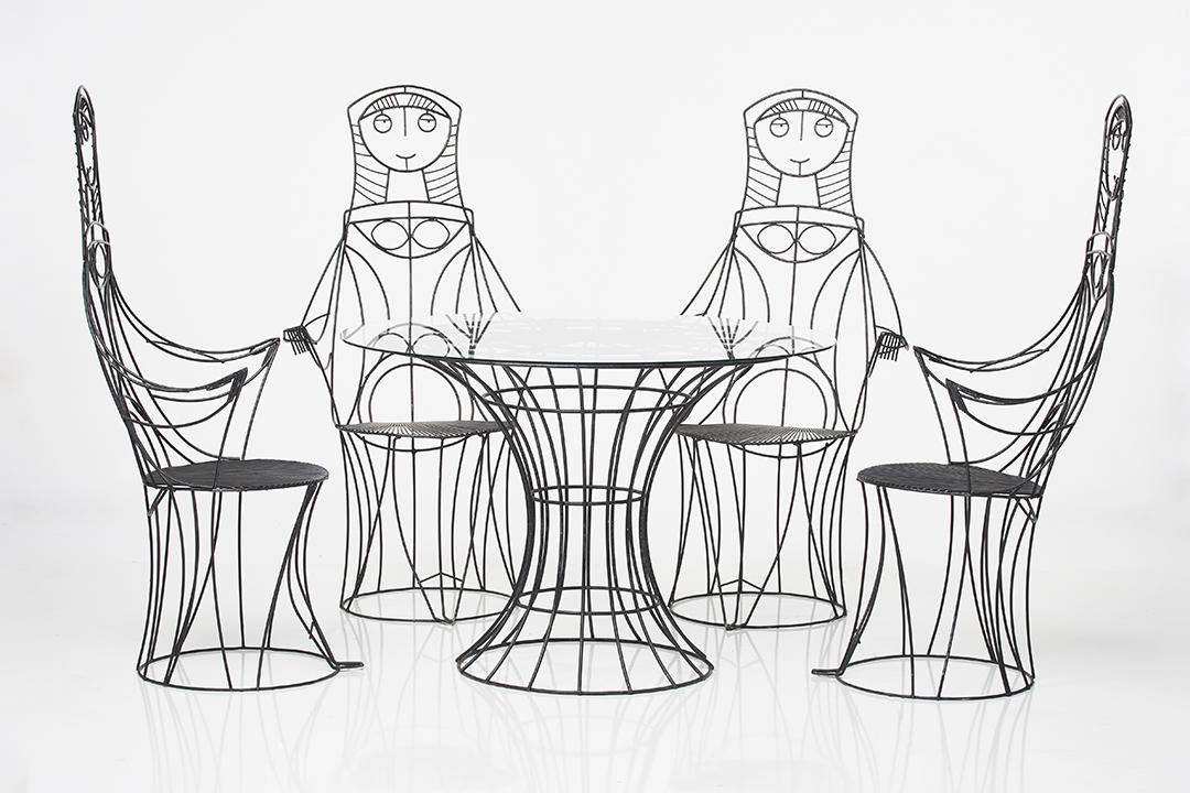 John Risley Figural Dining Set (5) - Jun 20, 2020 | BILLINGS in CA