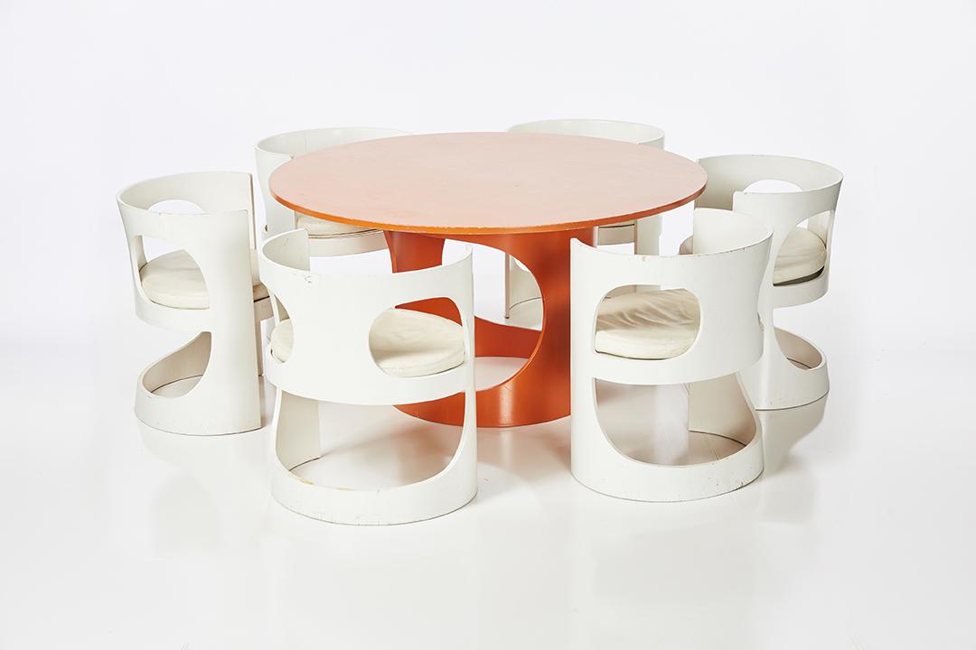 For Auction: Arne Jacobsen Pre Pop Dining Set (7) (#0266) on Sep 19 ...