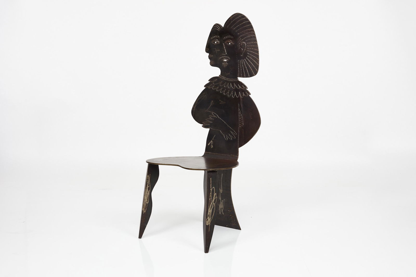 Pablo Picasso Style, Sculptural Chair