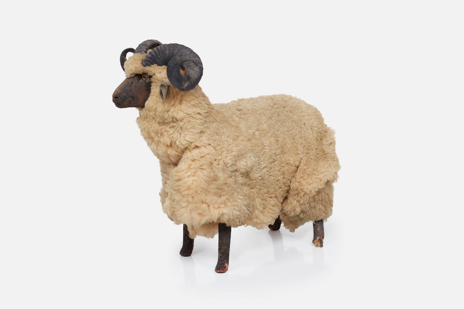 Decorative, Life-sized Sheep Sculpture Auction