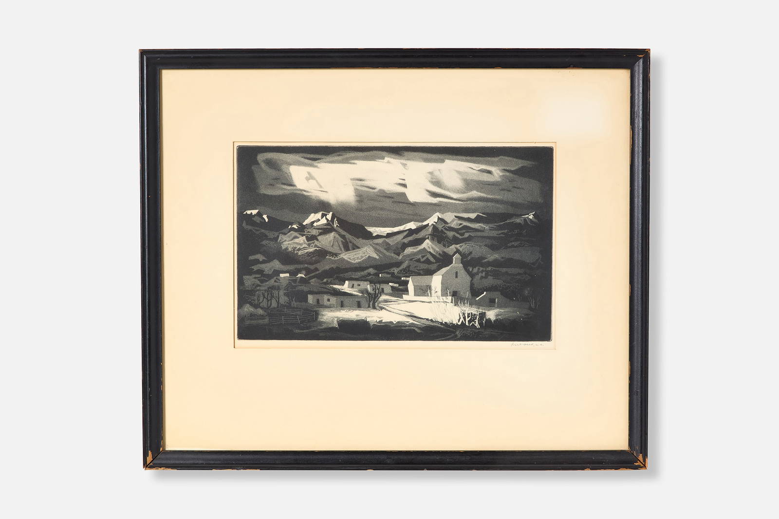 Doel Reed, 'picuris Pueblo - Winter' Auction