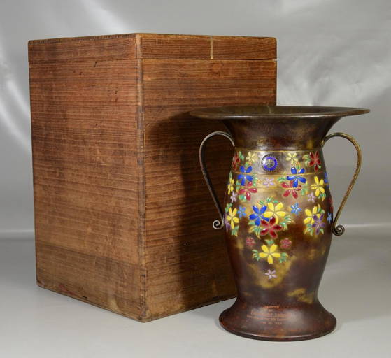 Ando Special Production Tsuiki Shippo Japanese Enamel