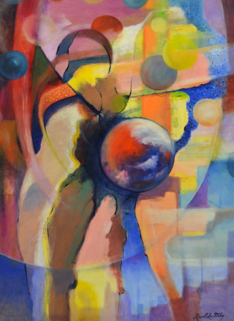 Russell Lee Finley Abstract Painting