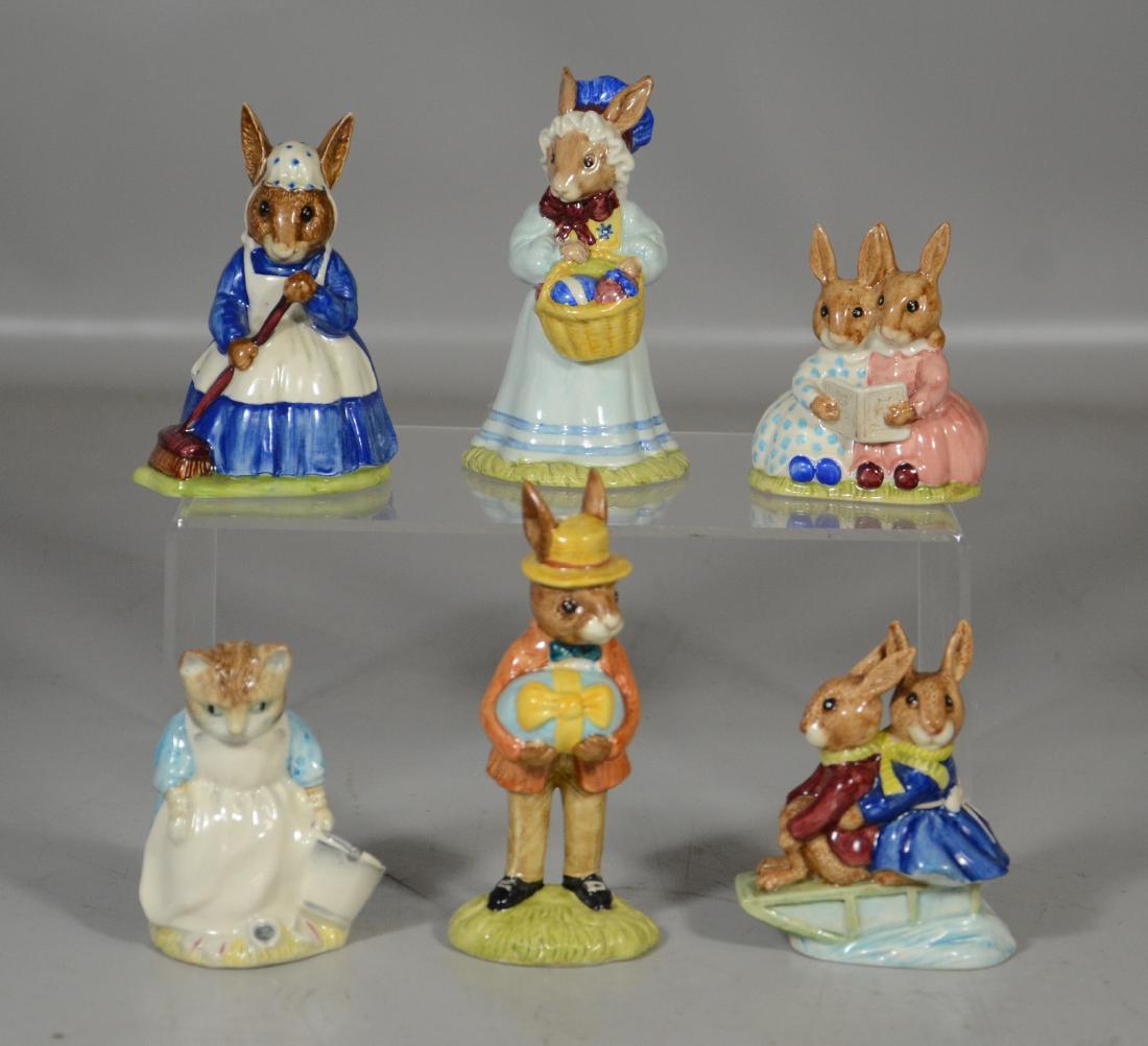 6 Beatrix Pottery Figurines