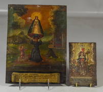 (2) Mexican tin retablo, "Nuestra Senora Del Pueblito, - Jun 13, 2017 ...