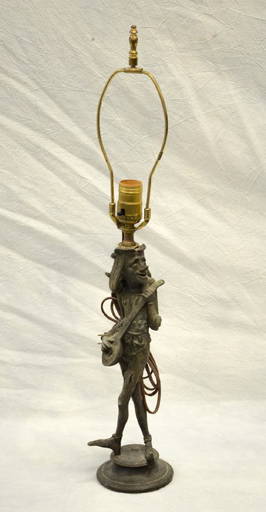 English Grotesque Figure Of A Minstrel