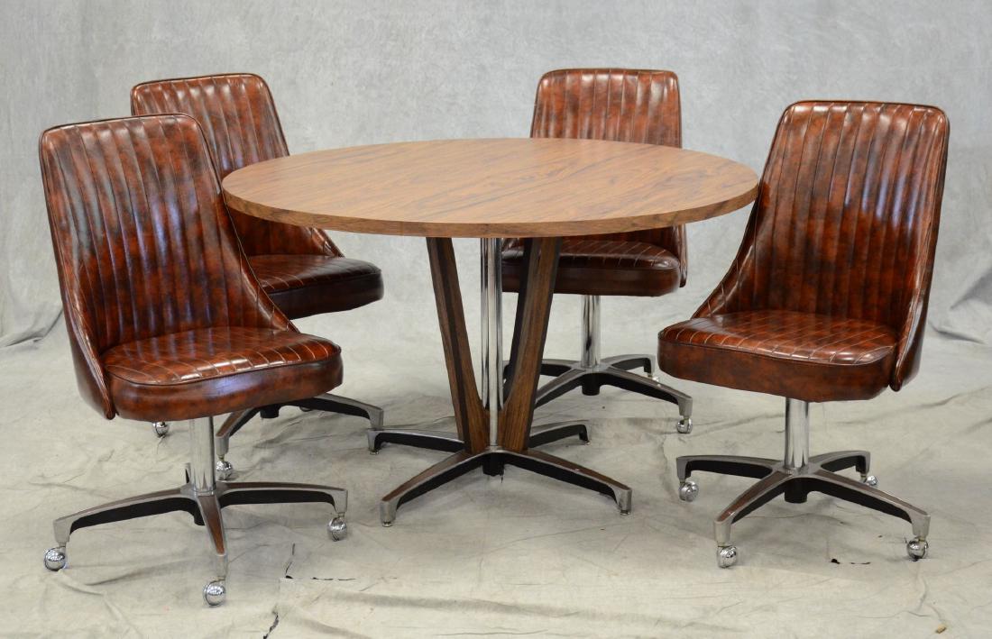 5 pc Chromcraft kitchen set