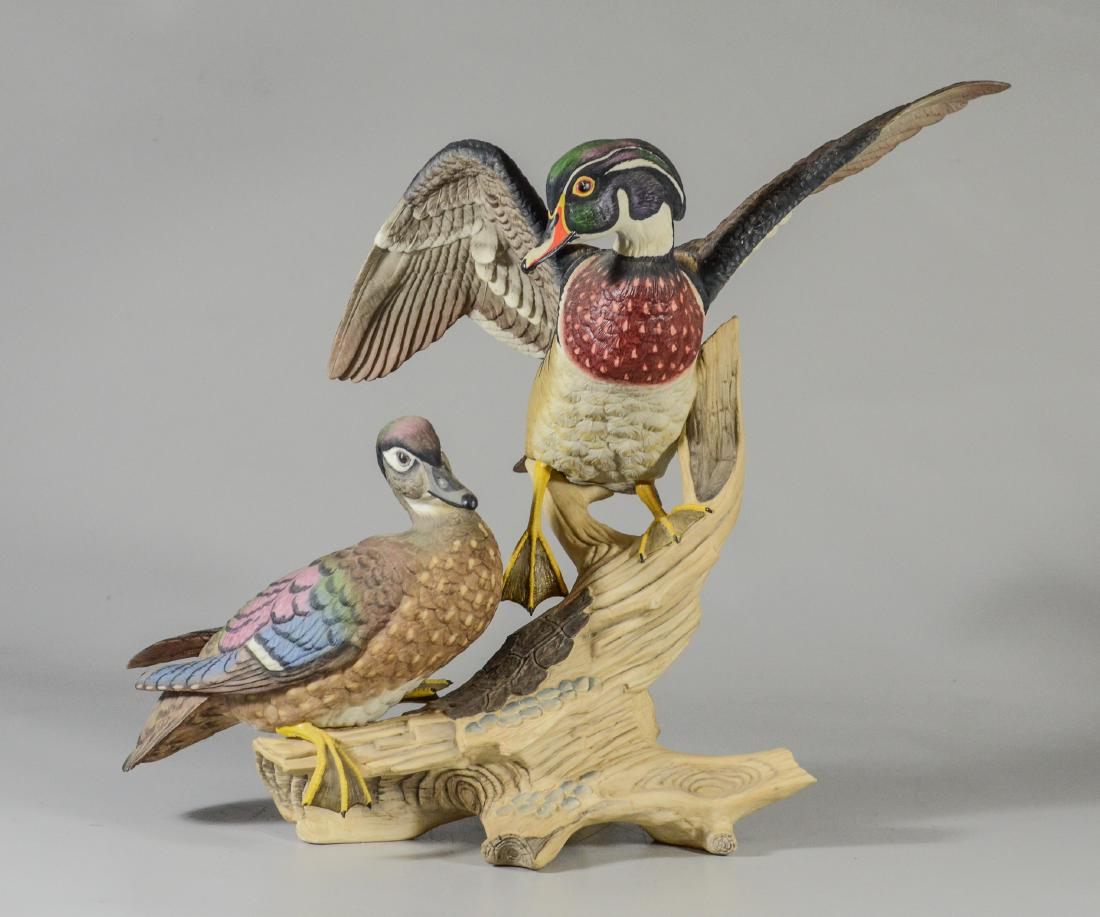 Boehm porcelain Wood Ducks bird figurine