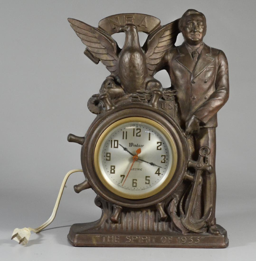 Gibraltar Electric Clock Co "The Spirit of 1933"