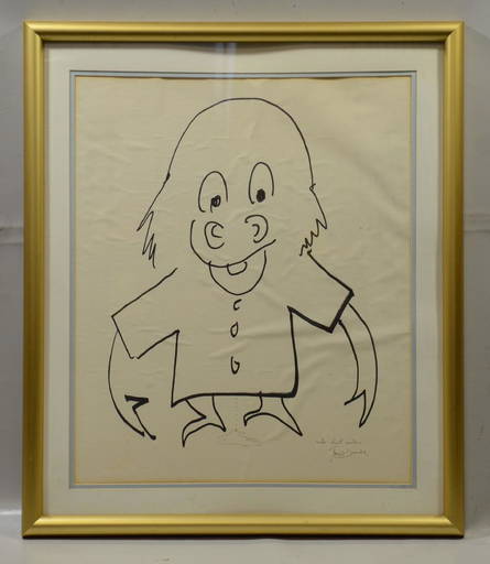 Gerald Durrell Drawing Of A Monkey