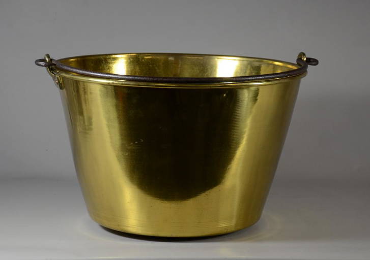 The American Brass Kettle Company Brass Bucket #2