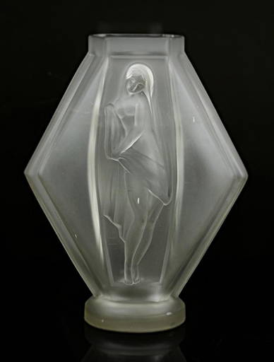 Etling France Art Deco Vase