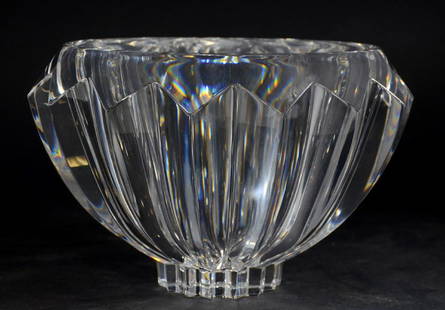 Vintage Orrefors Crystal Zodiac Bowl