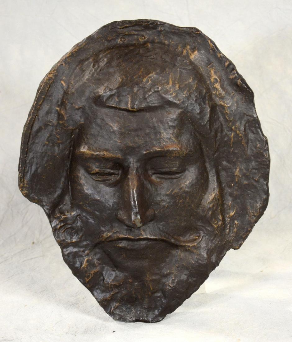 Older European Death Mask Mourning Remembrance Heavy