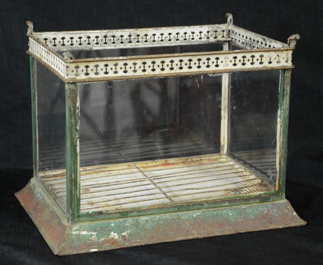 Victorian Aquarium Fish Tank Ornate Trim W/ Bird