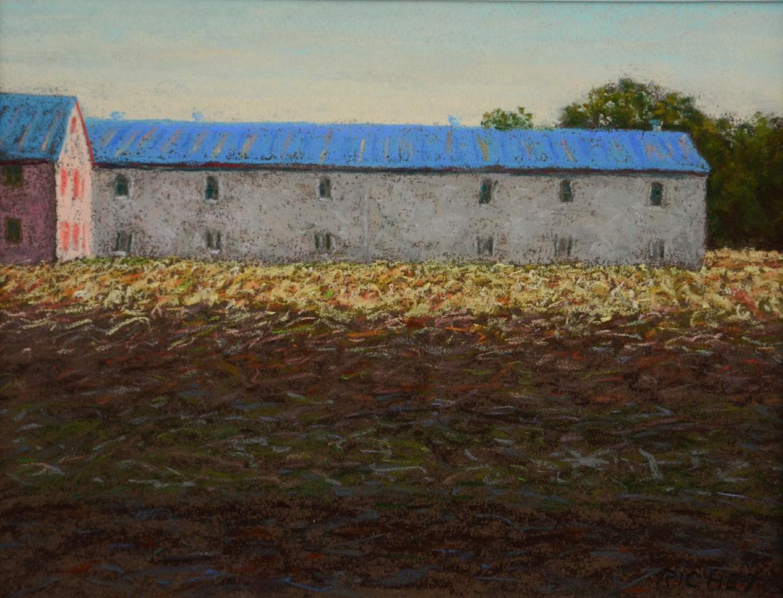 Bob Richey (20th C American), landscape pastel "Long