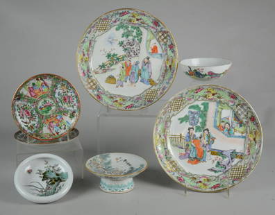 (7) Pcs Chinese Porcelain