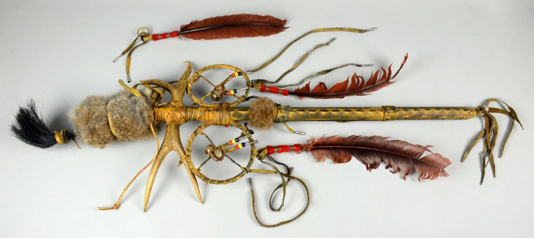Native American Ceremonial Dance Stick - Jan 22, 2019 | William Bunch ...