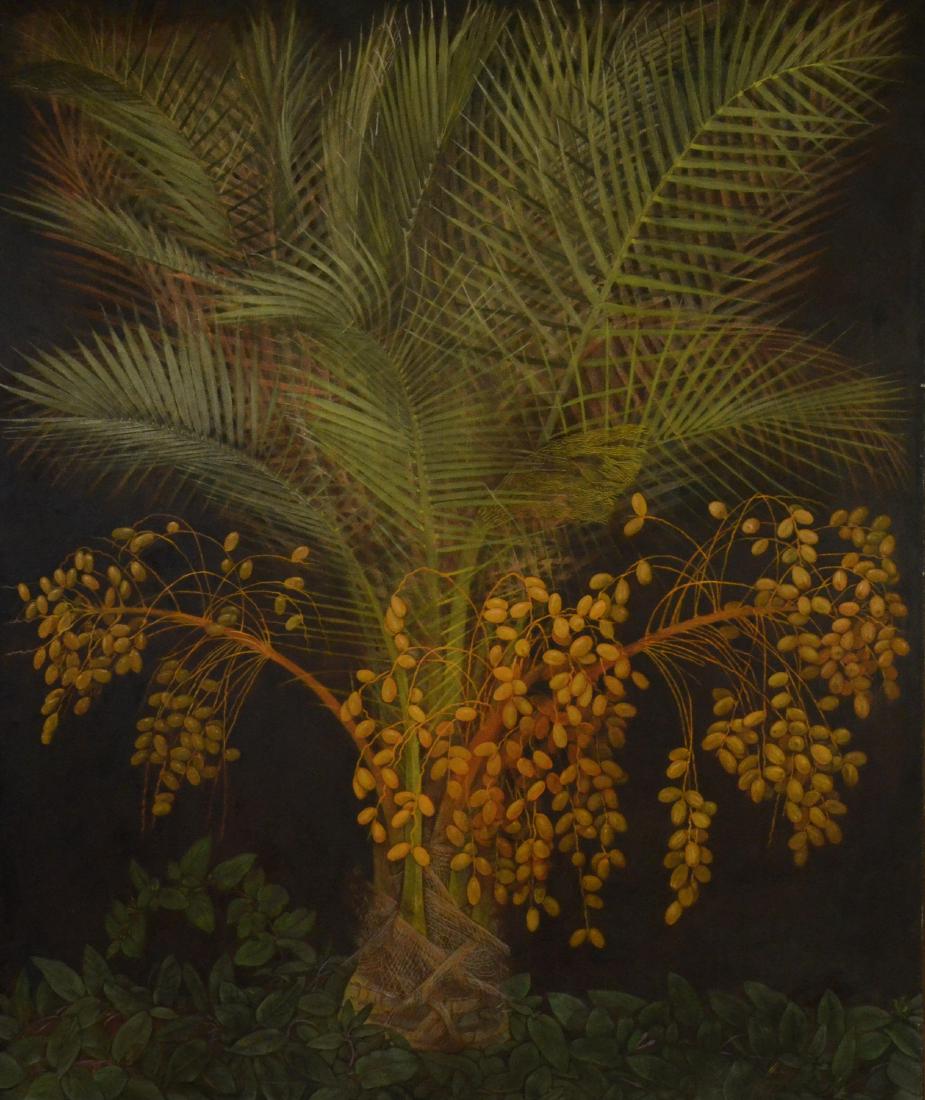 Ronald Bateman Large Format Painting "Date Palm"